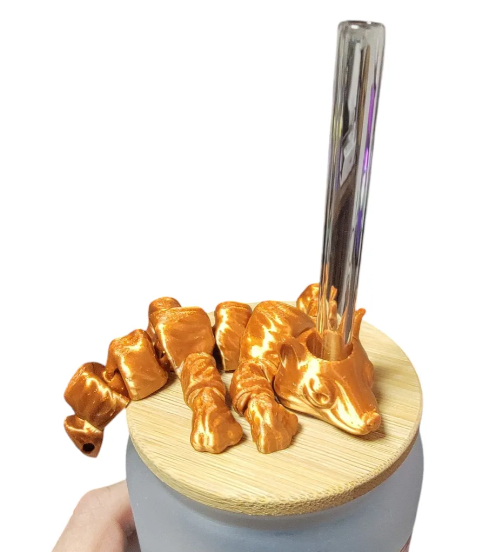 Articulated Snake Straw Topper | BAT Photography